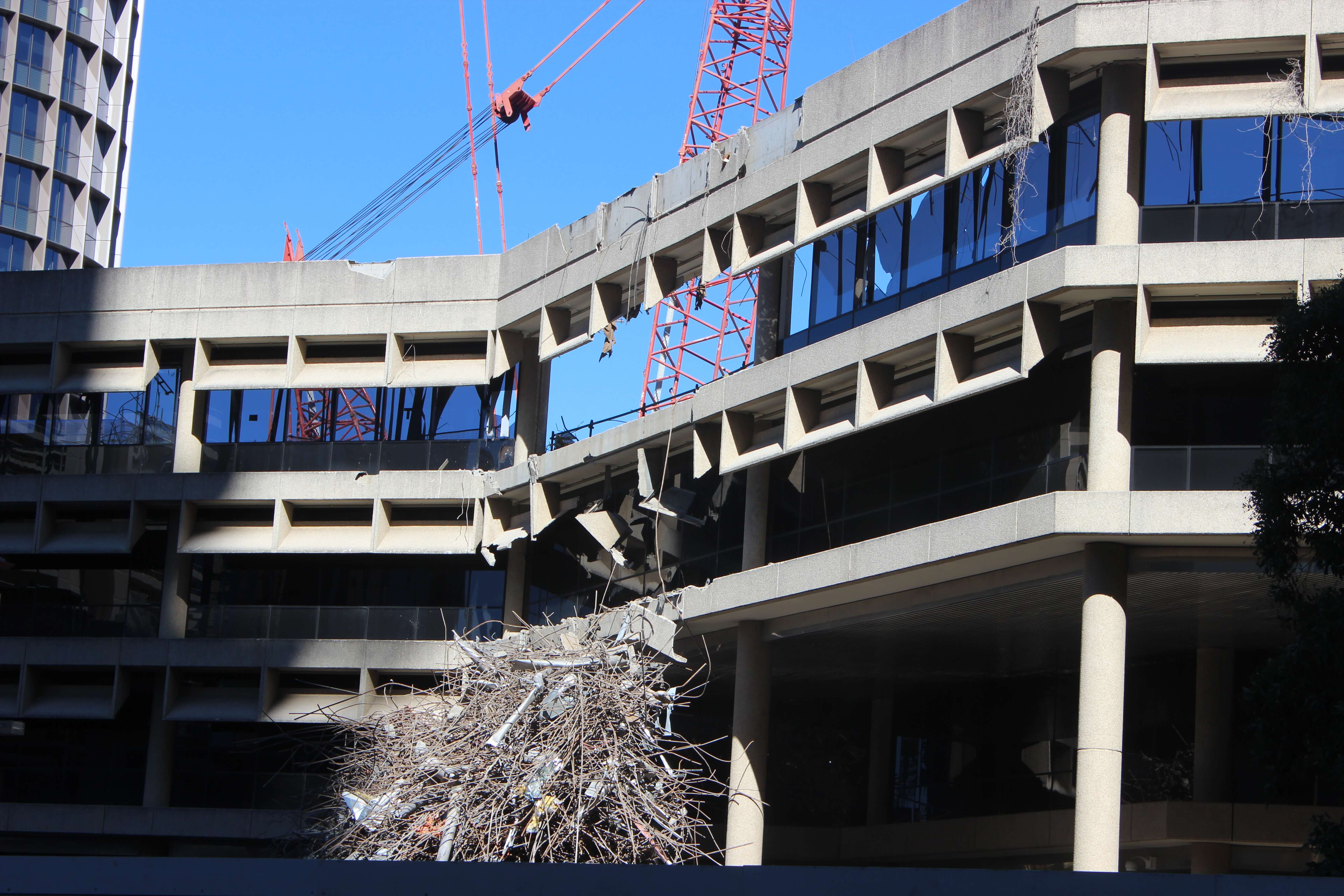 Demolition Jul 2017 - Queen's Wharf Brisbane