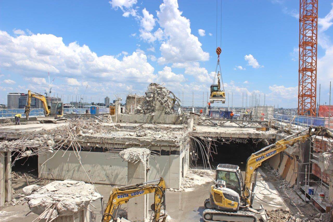 Demolition Oct 2017 - Queen's Wharf Brisbane