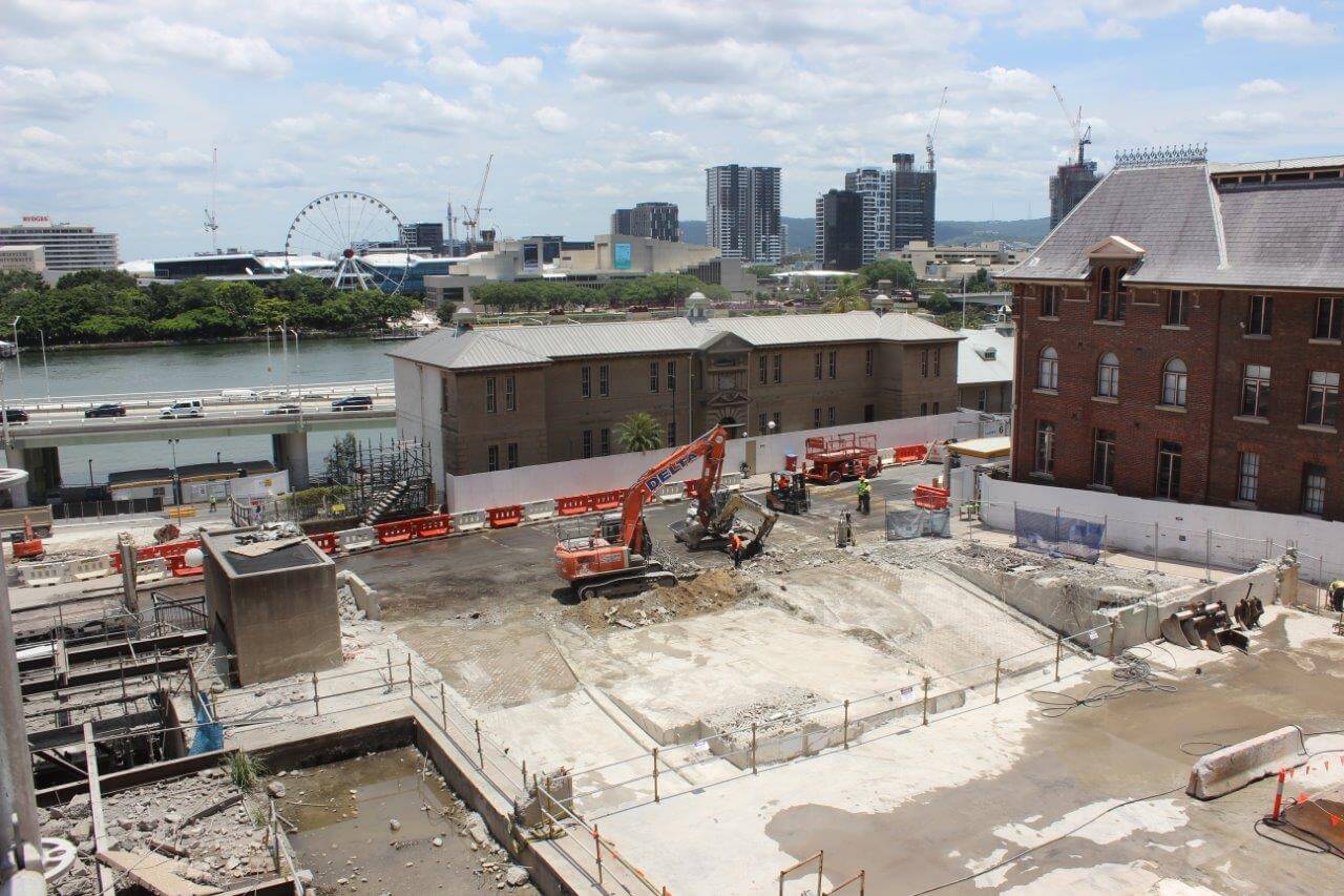 Demolition Dec 2017 - Queen's Wharf Brisbane