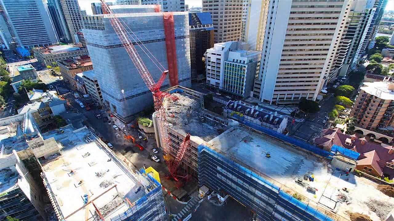 Demolition Progress July 2017 - Queen's Wharf Brisbane