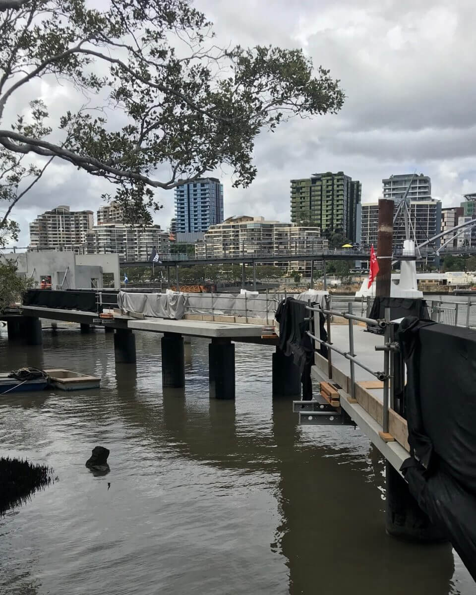 Public realm construction making solid progress - Queen's Wharf Brisbane