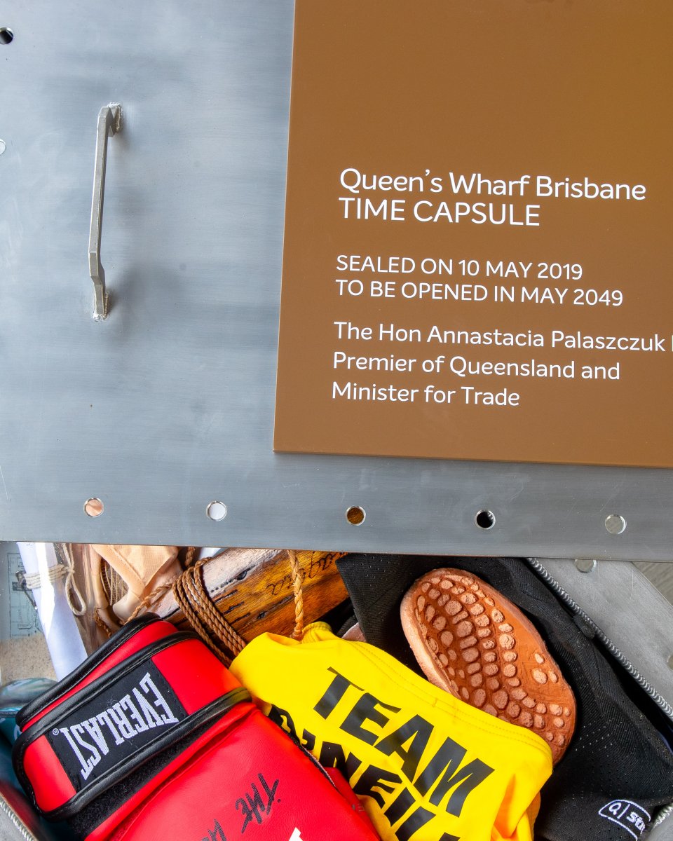 Queen’s Wharf Brisbane time capsule to be buried for 30 years - Queen's ...