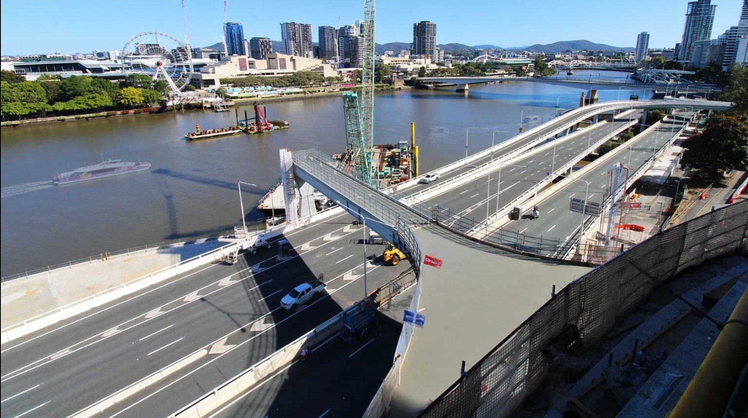 Bridge deck successfully installed and Riverside Expressway reopened to ...