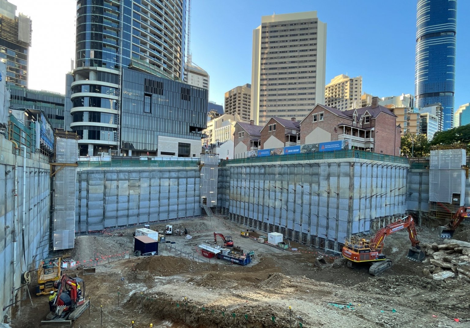 Queen's Wharf Brisbane Early works continue on the precinct's tallest ...